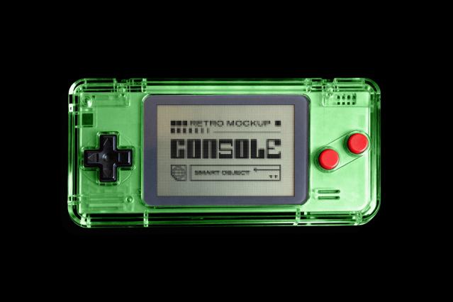 Retro Gaming Console Mockup