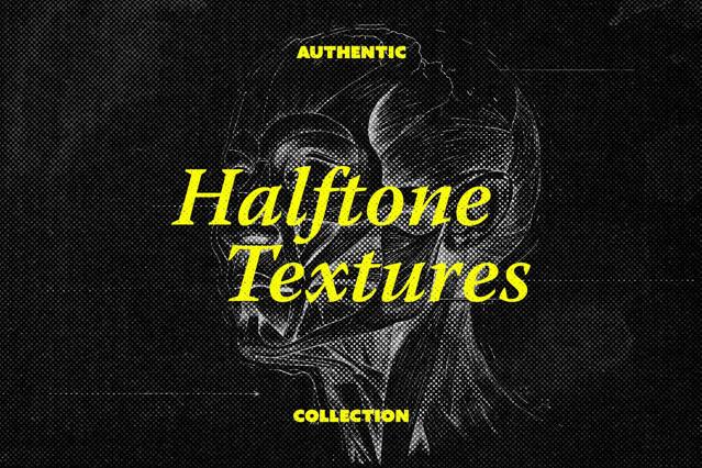 Authentic Halftone Textures