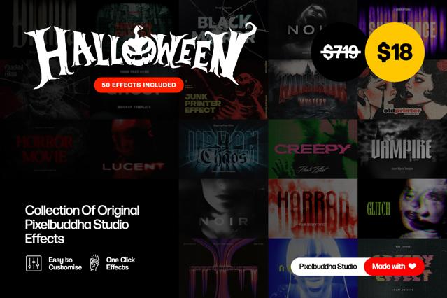 Halloween Photoshop Effects Bundle