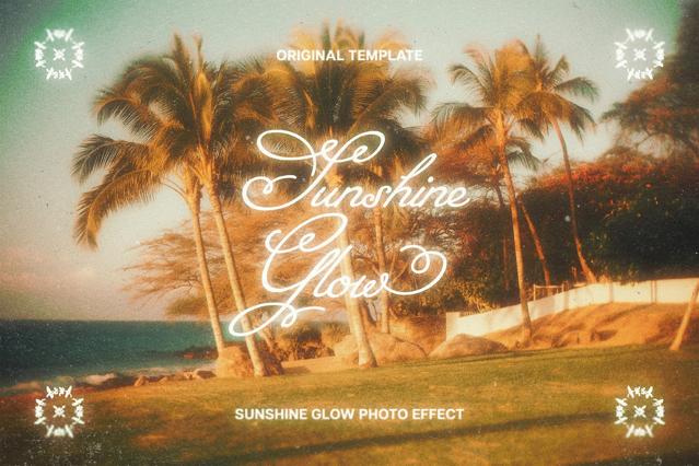 Sunshine Glow Photo Effect