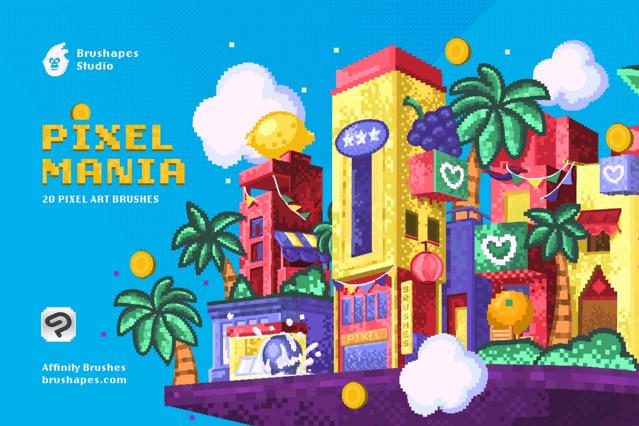 Pixel Mania Clip Studio Brushes