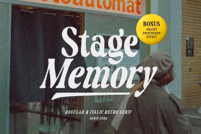 Stage Memory Retro Font