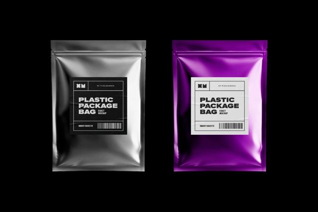 Download Zip Lock Pouch Mockup