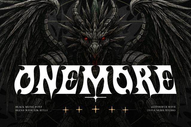 Onemore - Fantasy Game Font