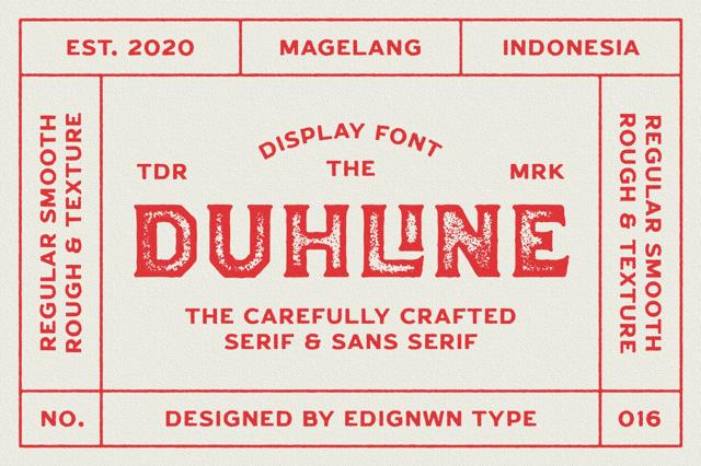 Duhline - Display Font