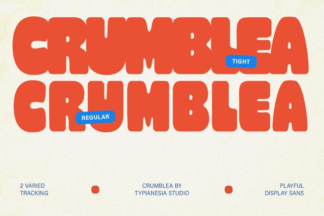Crumblea - Modern Rounded Bold Sans