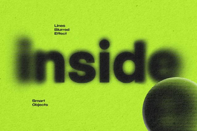 Lines Blurred Effect