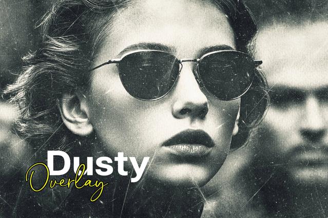 Dusty Overlay Photo Effect