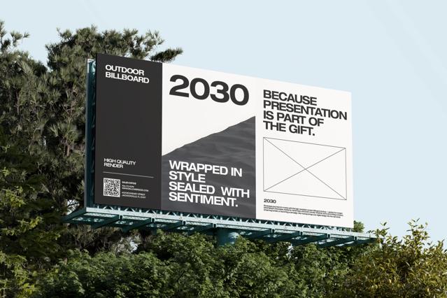 Large Format Billboard Mockup