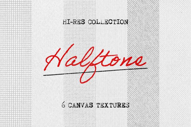 Download Halftone Canvas Textures