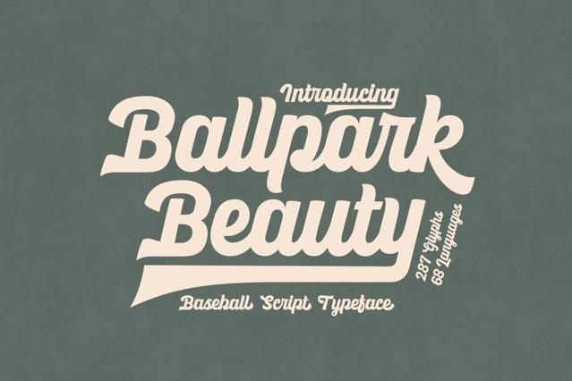 Ballpark Beauty - Baseball Script