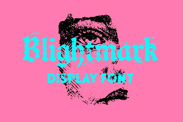 Blightmark – Display Font