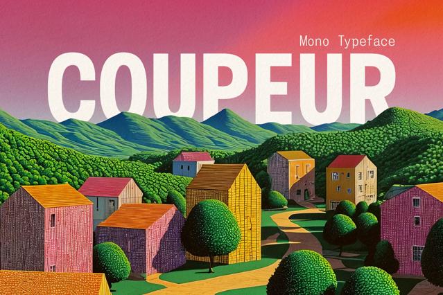 Download Coupeur Mono Typeface