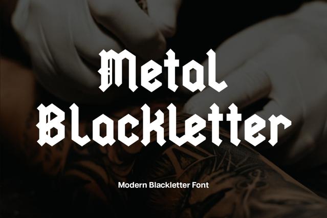 Download Metal Blackletter Font