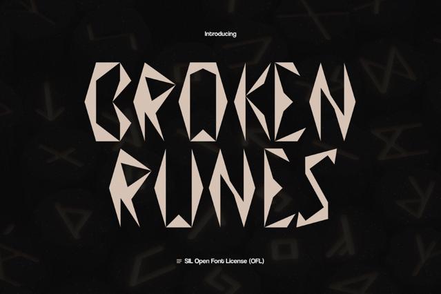Download Broken Runes Font