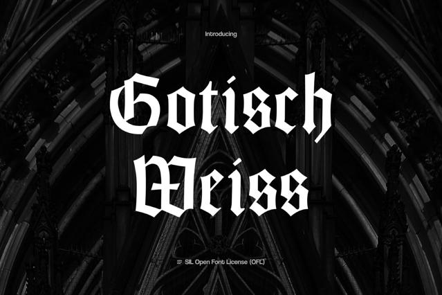 Download Gotisch Weiss Font Family