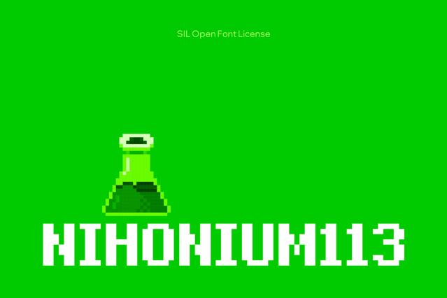 Download Nihonium113 Pixel Font