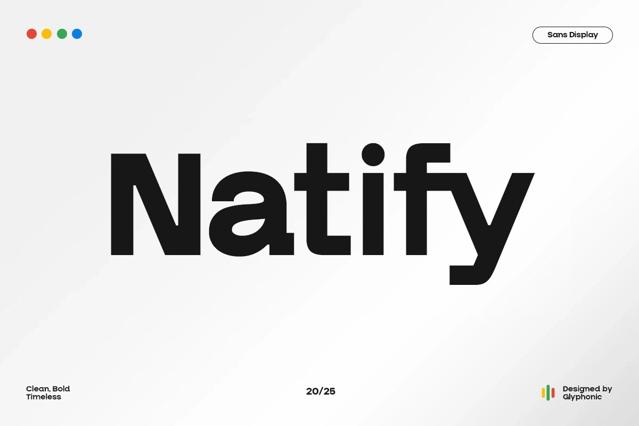 GC Natify – Bold Modern Sans