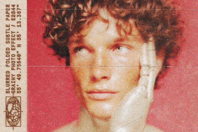 Blurred Folded Paper Photo Effect