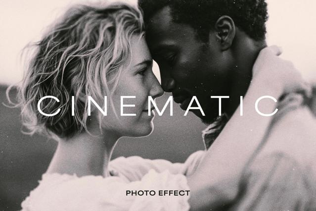 Retro Cinematic Photo Effect