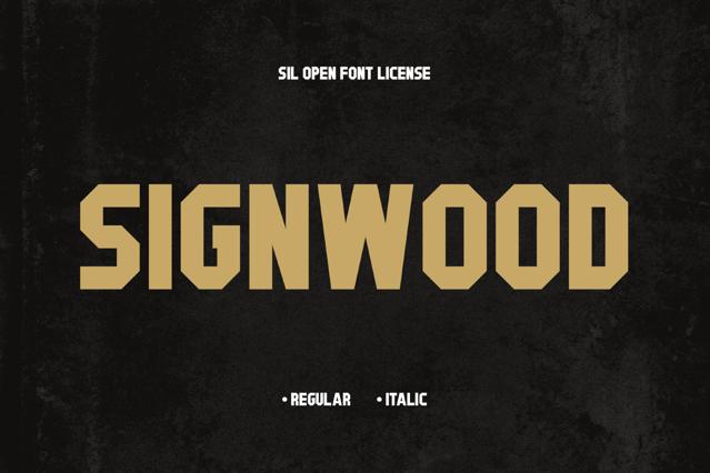 Download Signwood Font