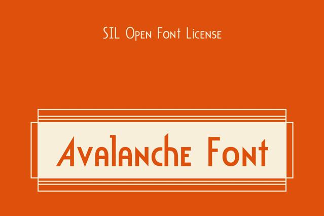 Download Avalanche Font