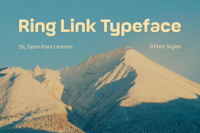 Download Ring Link Typeface