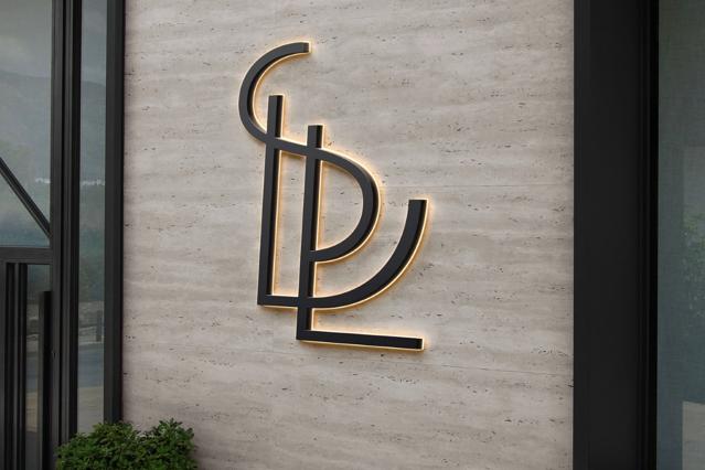 Luminous 3D Wall Signage Mockup