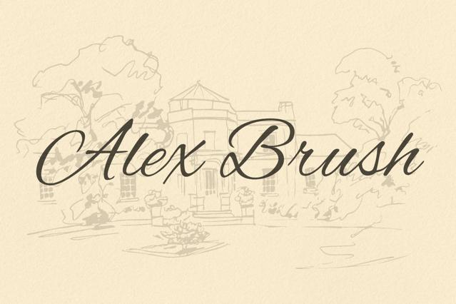 Download Alex Brush Font