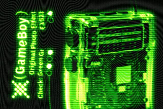 Gameboy Screen Photo Effect