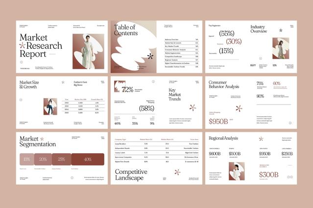 Market Research Report Google Slides Template