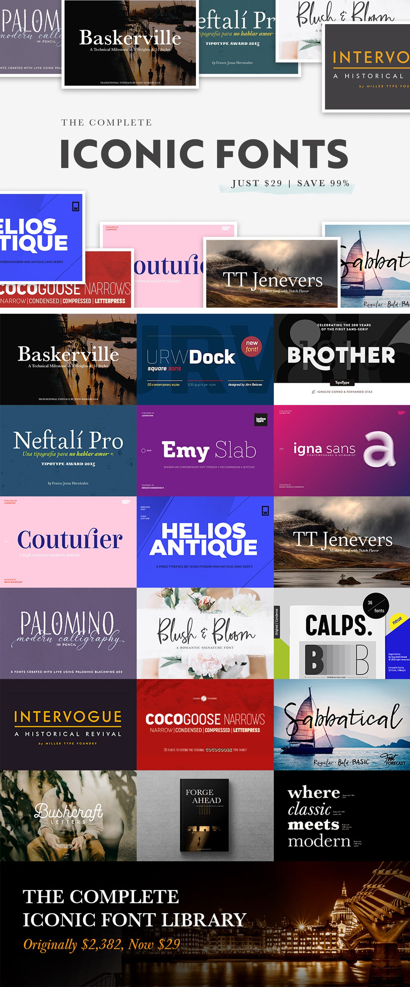 The complete iconic font library