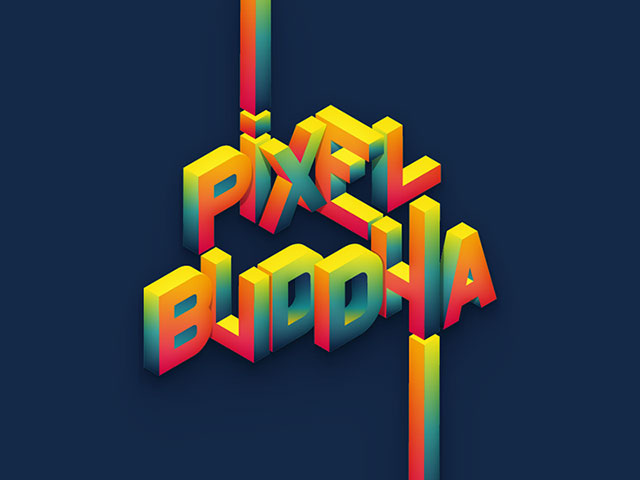 3D Text Effect in Illustrator