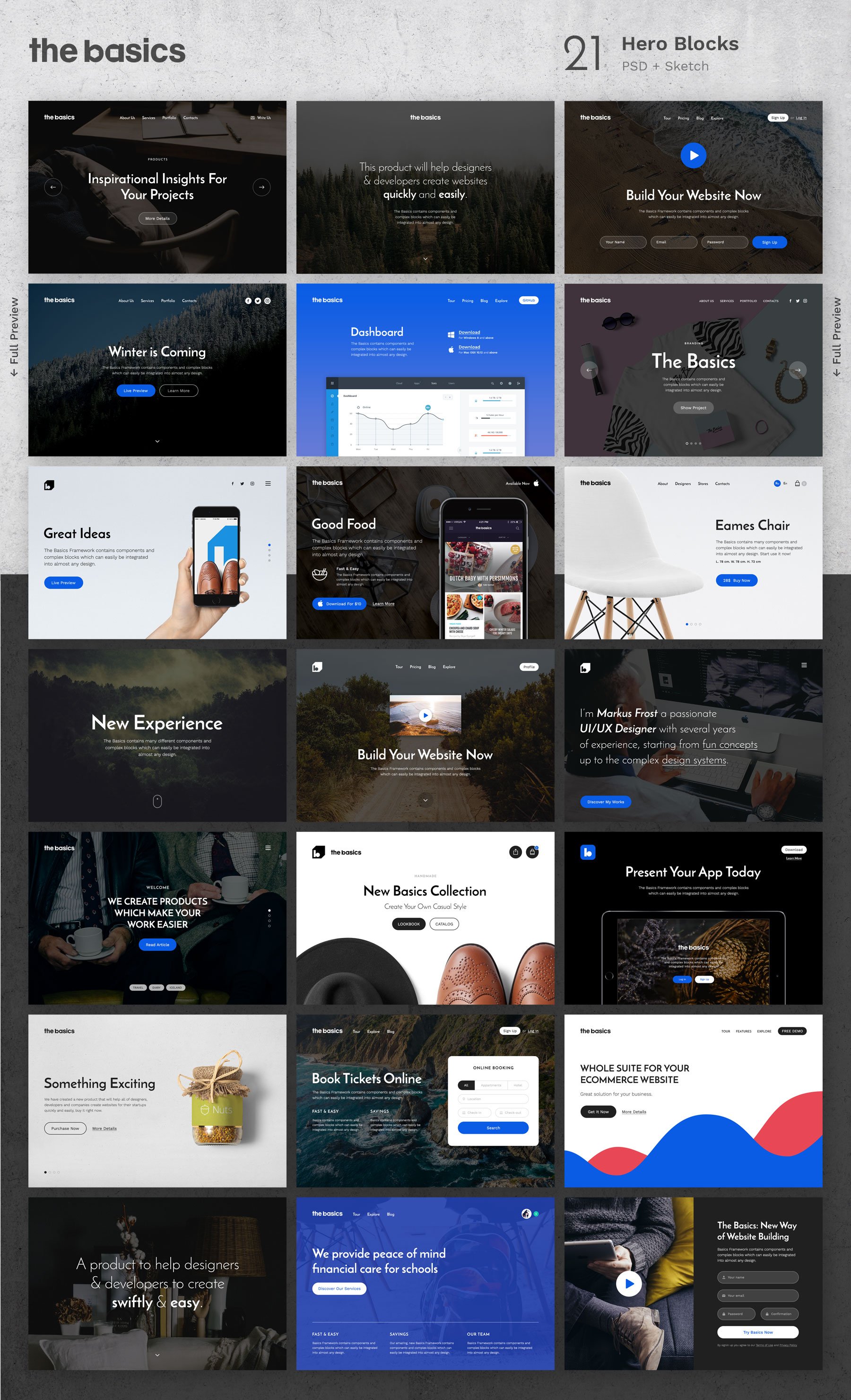 The Basics Web UI Kit - Pixelbuddha The Basics Web UI Kit - Pixelbuddha