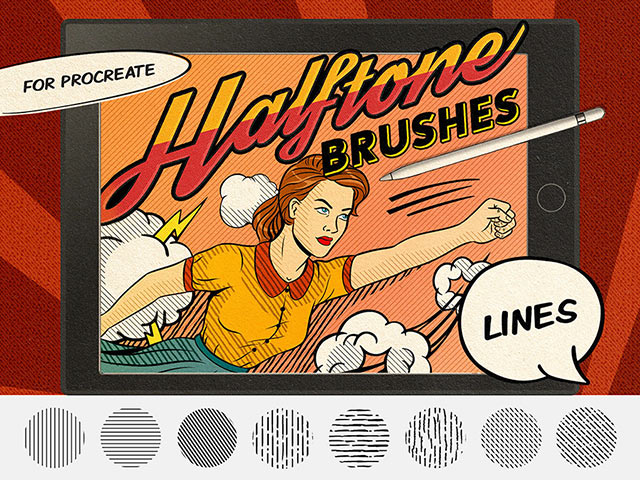 Free Brushes for Procreate, Illustrator, Photoshop on Pixelbuddha