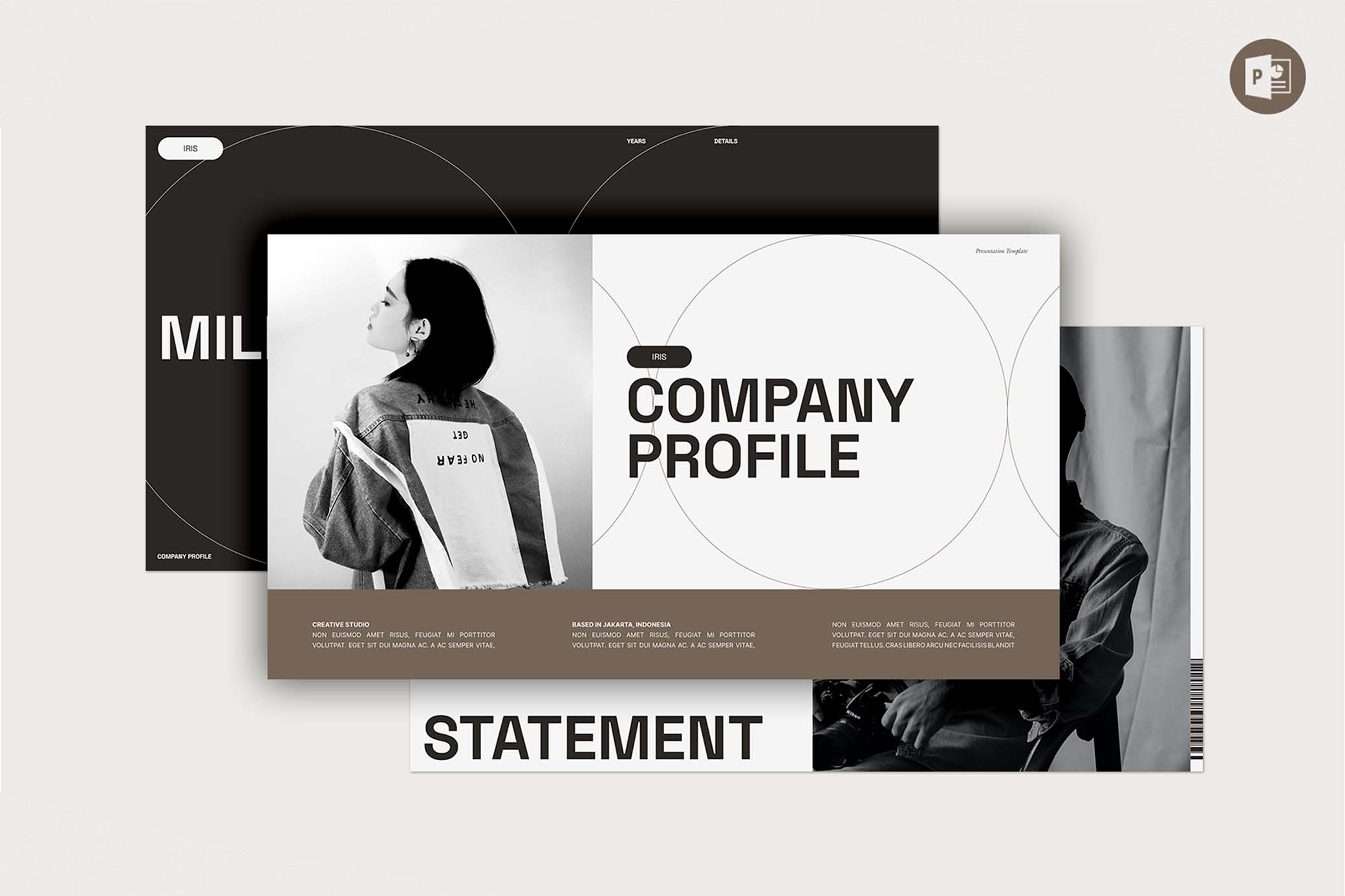 Download Iris Company Profile PowerPoint Template