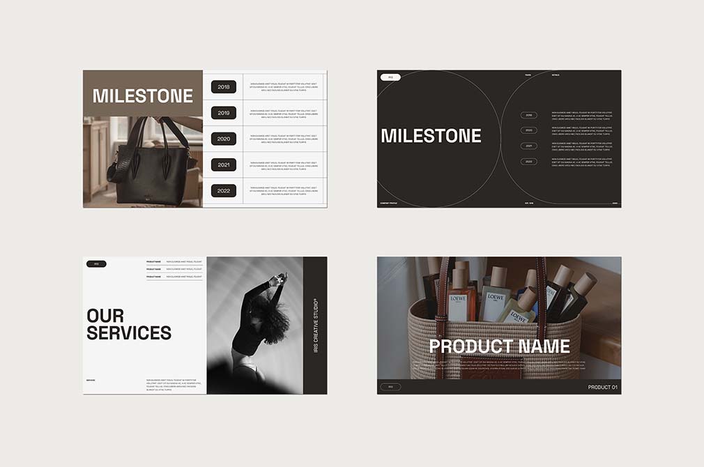 Download Iris Company Profile PowerPoint Template
