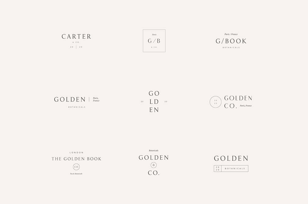 Audrey Premade Logos