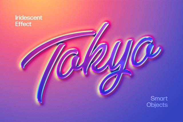 Download Gradient Holo Text & Logo Effect