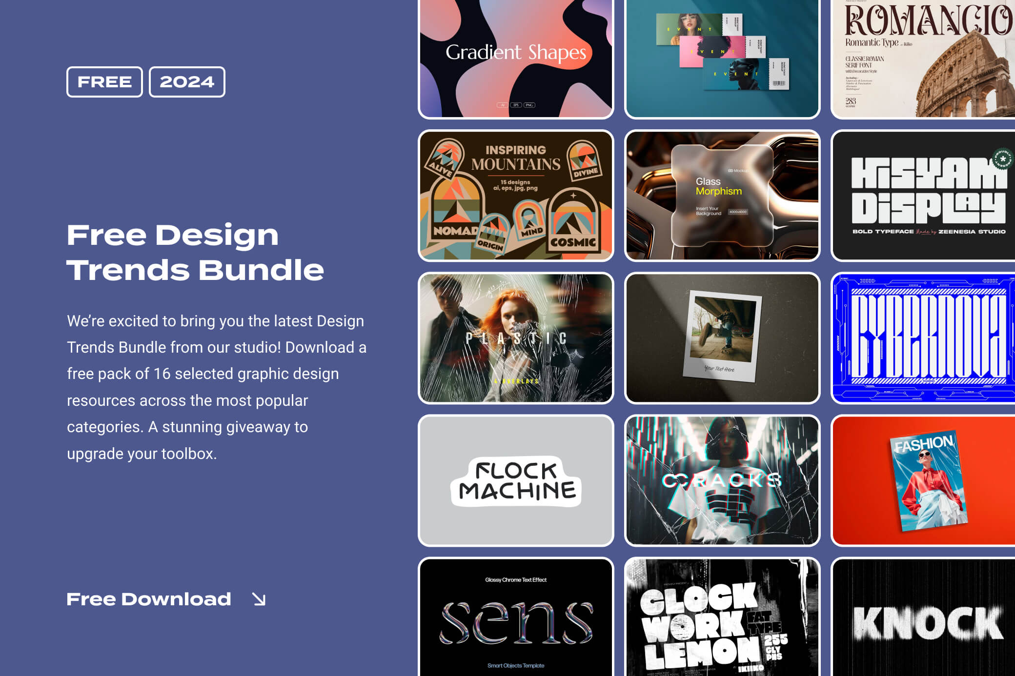 Free Design Trends Bundle 2024