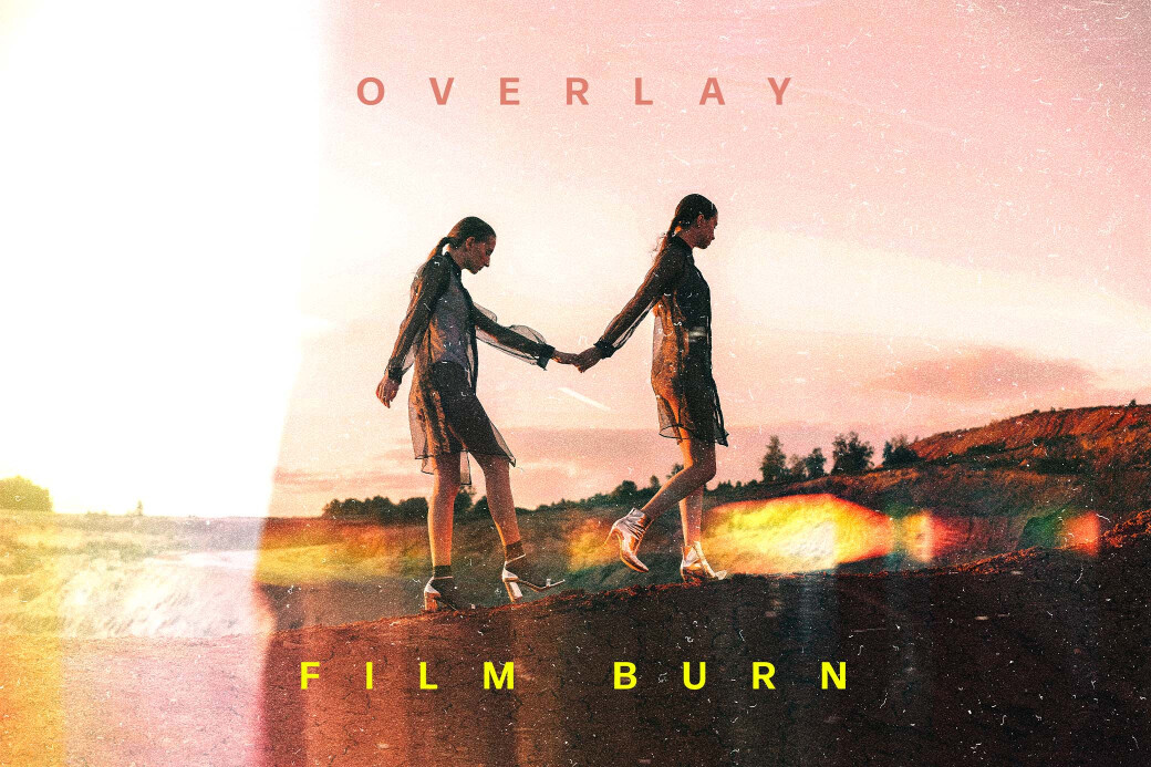Film Reel Burn Overlay