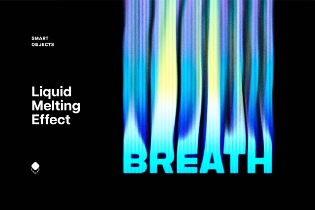 Download Smeared Liquid Melting Text Effect