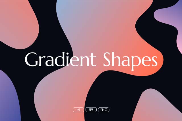 Download Abstract Gradient Shapes