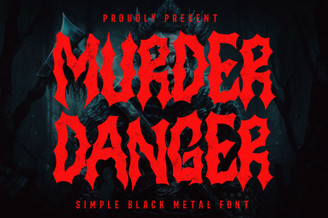 Download Murder Danager — Horror Font