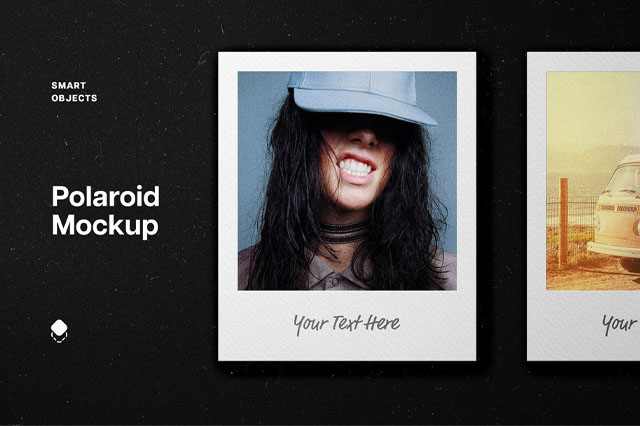 Download Polaroid Frame Mockup