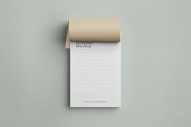 Download Realistic Notepad Mockup Vol.1