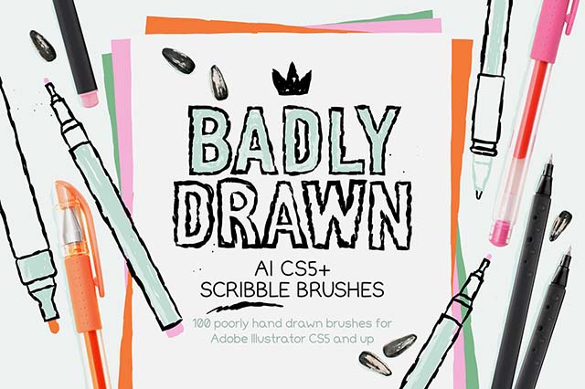 Download Scribble Illustrator Brushes