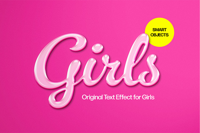 Download Girls Text Effect