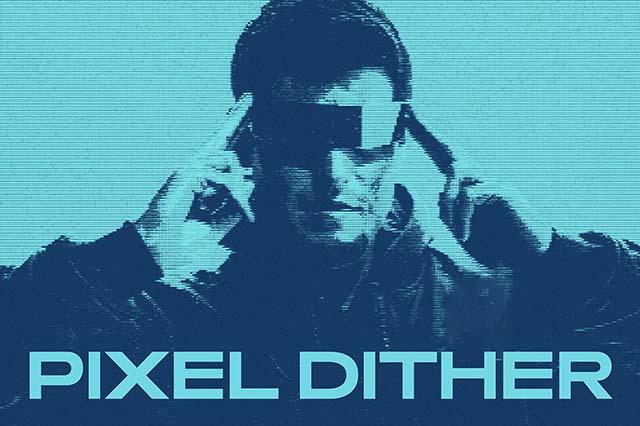 Download Pixel Dither Photo Effect