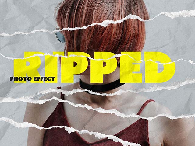 Download Ripped Paper Photo Effect